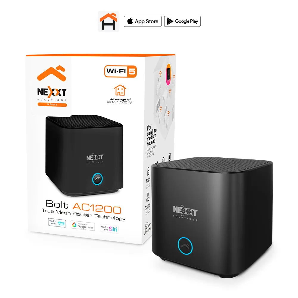 Router Mesh Nexxt Home Bolt AC1200 NCM-C1200 (1 Nodo) | Discovery